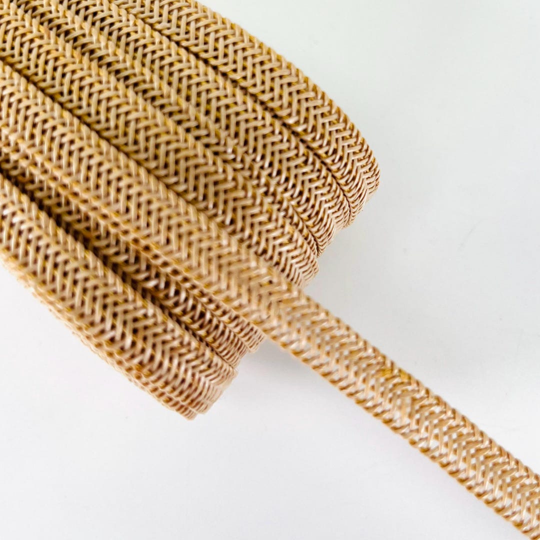 Pedaline Straw Braid Ocre 6 Mm - Etsy
