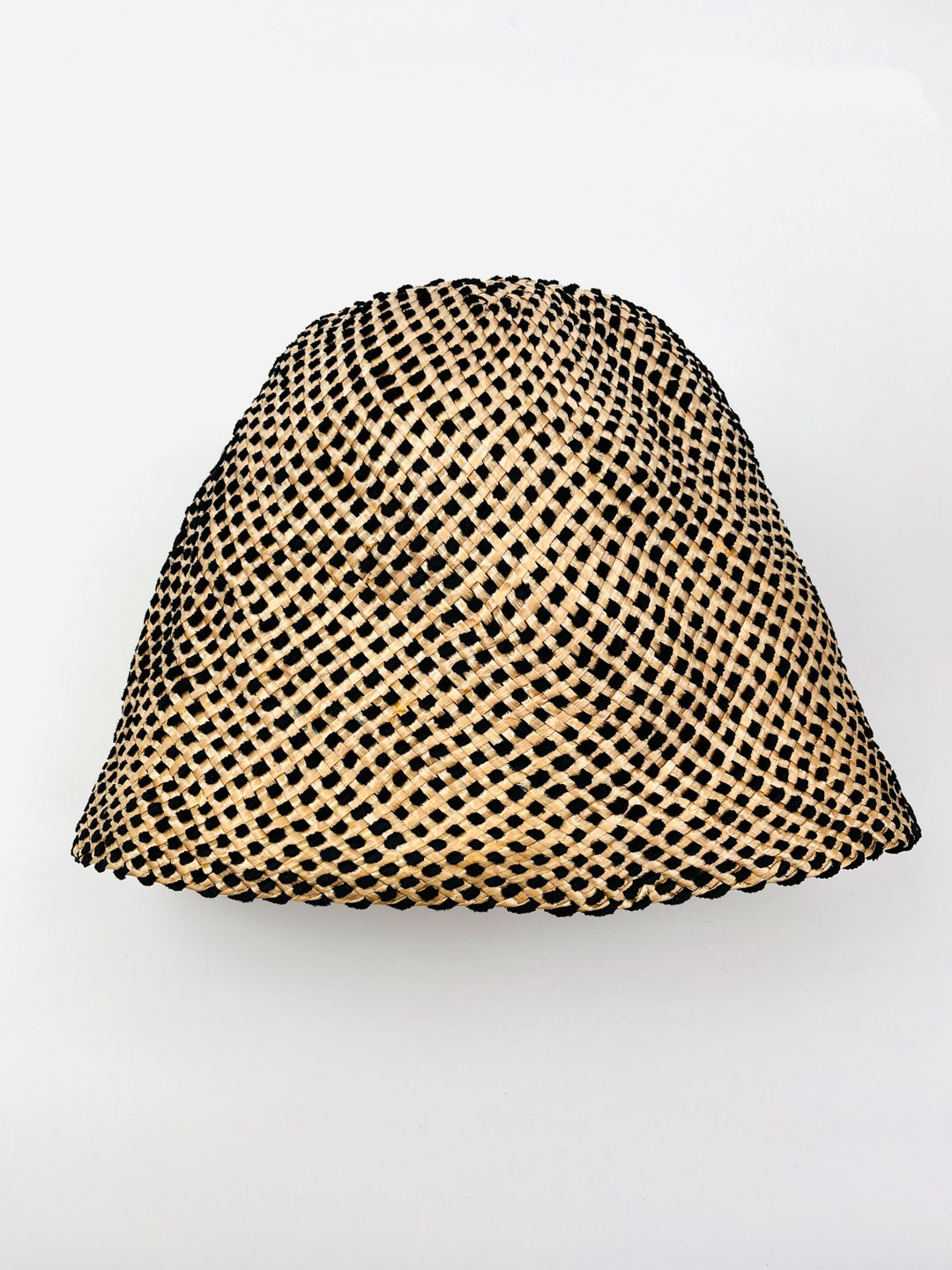 Vintage Straw Hat Blank Straw-colored - Etsy