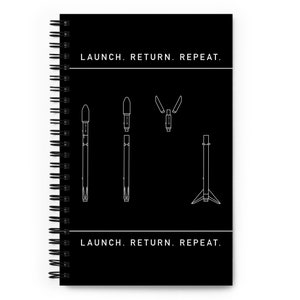 Spacex Falcon 9 Reusability Notebook - Etsy
