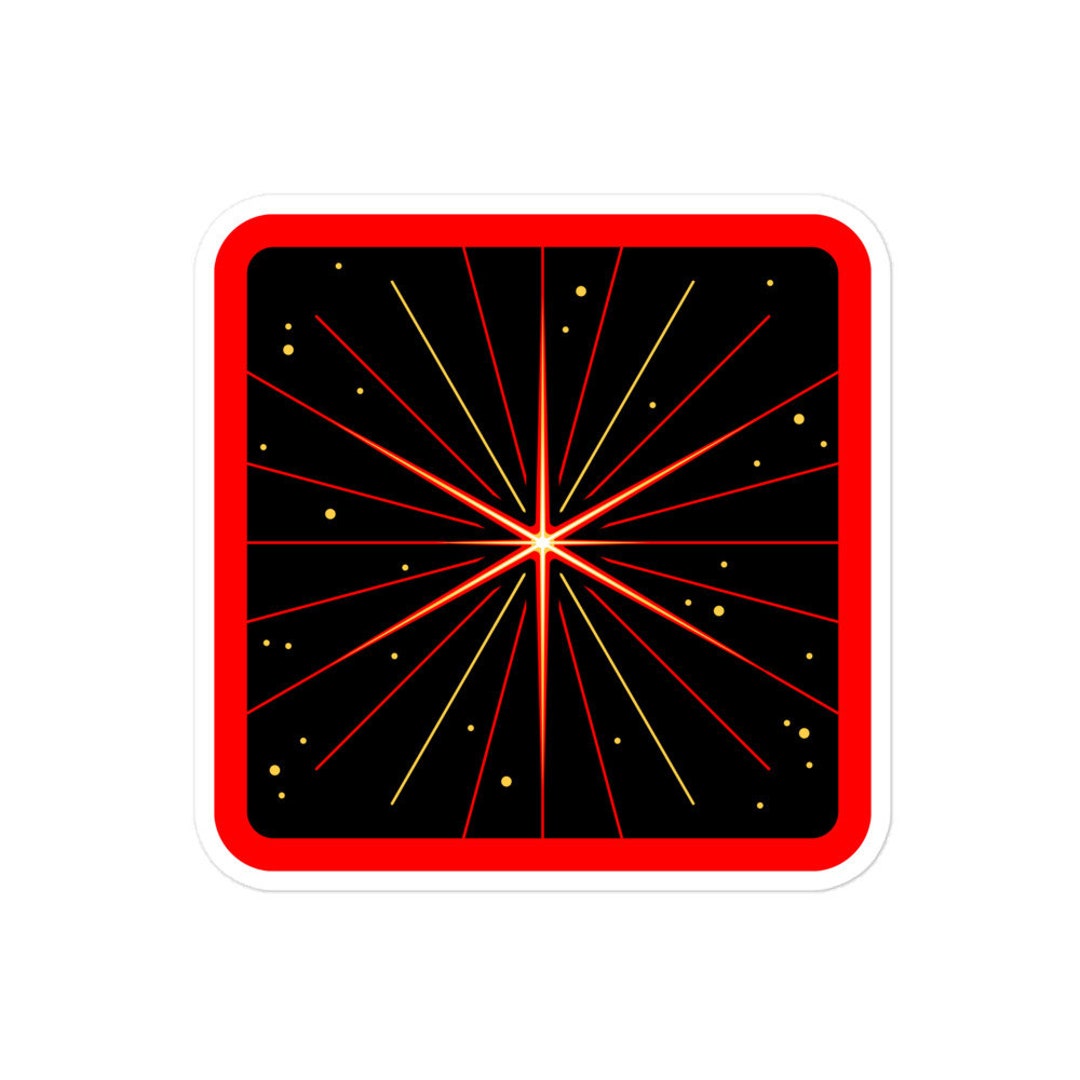 Six-point Star Sticker - Etsy