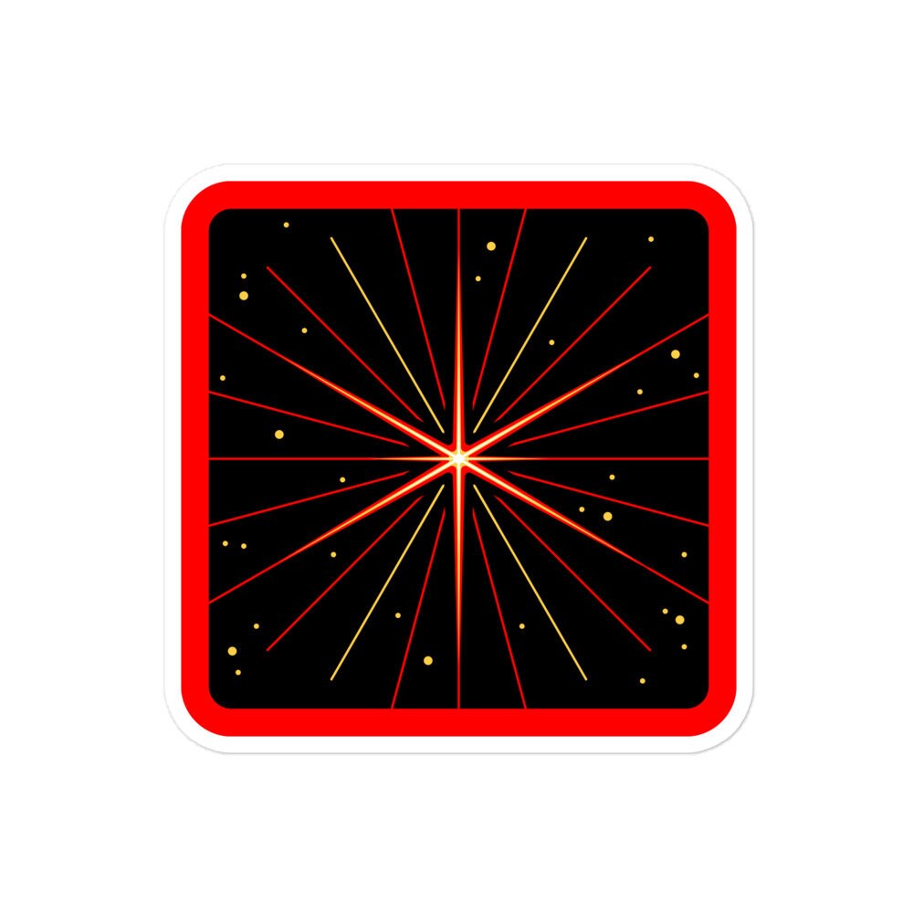Six-point Star Sticker - Etsy