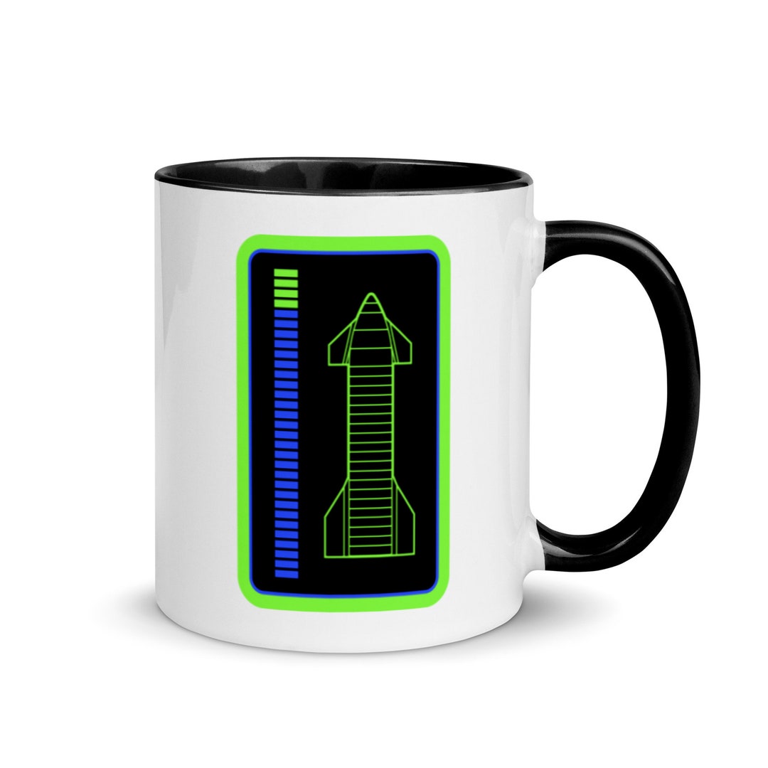 Spacex Starship Patch Mug - Etsy