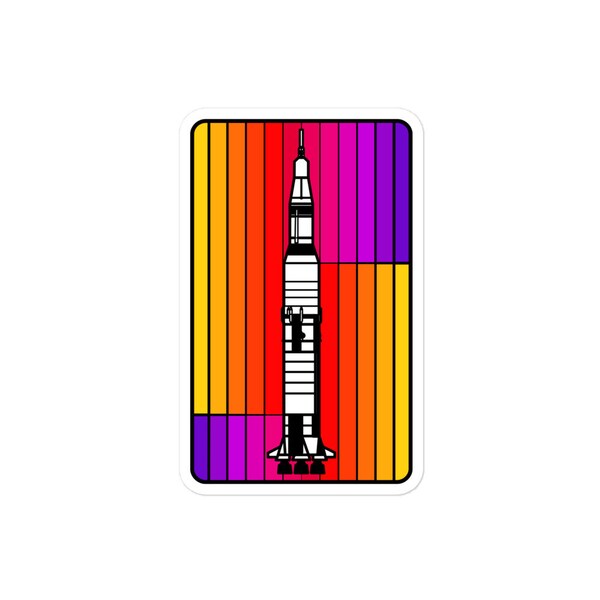 Saturn V Sticker - Etsy
