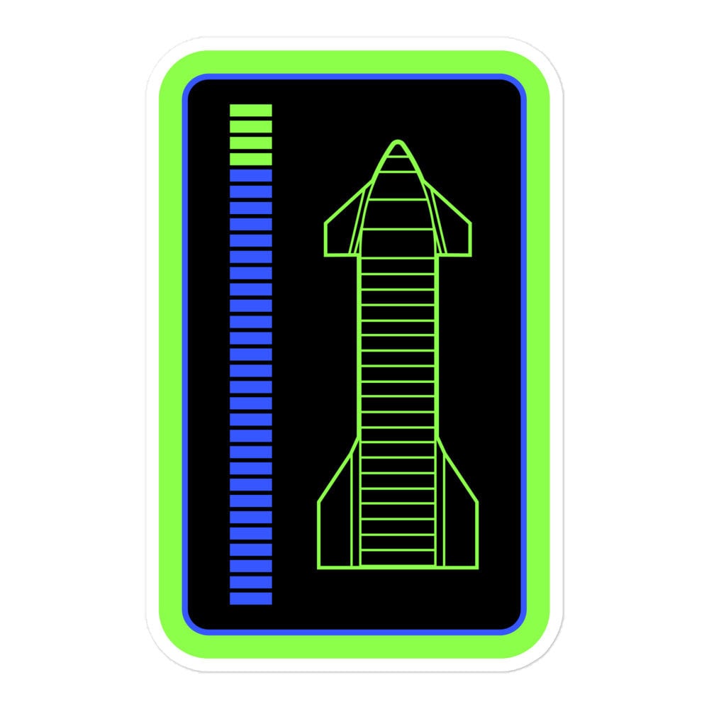 Spacex Starship Sticker - Etsy