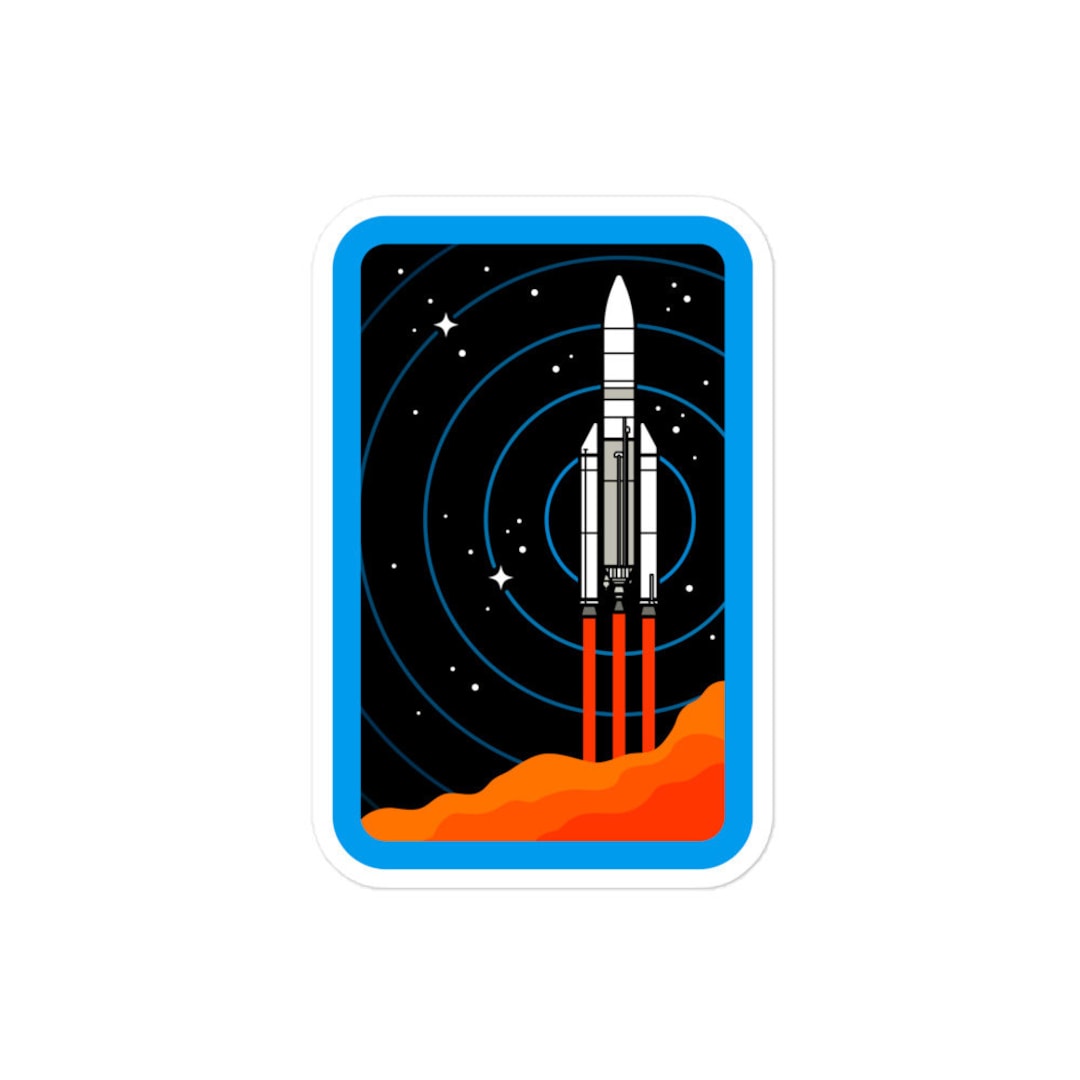 Ariane 5 Rocket Launch Sticker - Etsy
