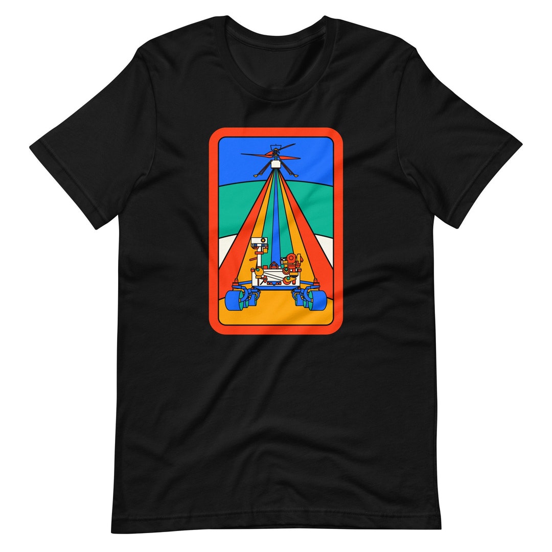 Mars Perseverance and Ingeuity Mission Patch T-shirt - Etsy