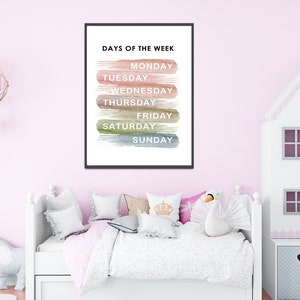 Days of the Week Printable, Montessori Education, Classroom Decor ...