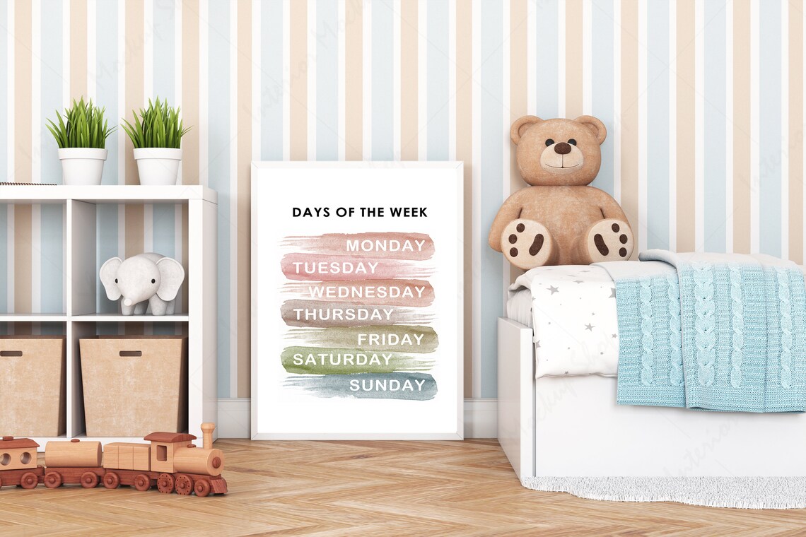 Days of the Week Printable, Montessori Education, Classroom Decor ...