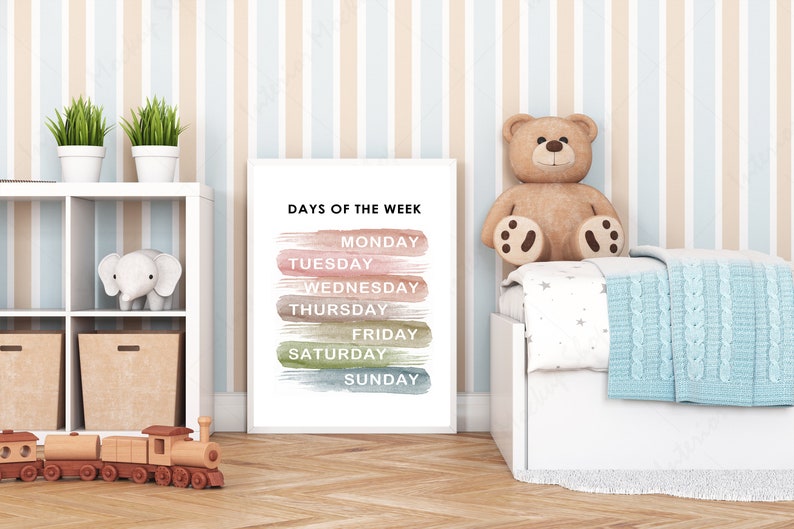 Days of the Week Printable, Montessori Education, Classroom Decor ...