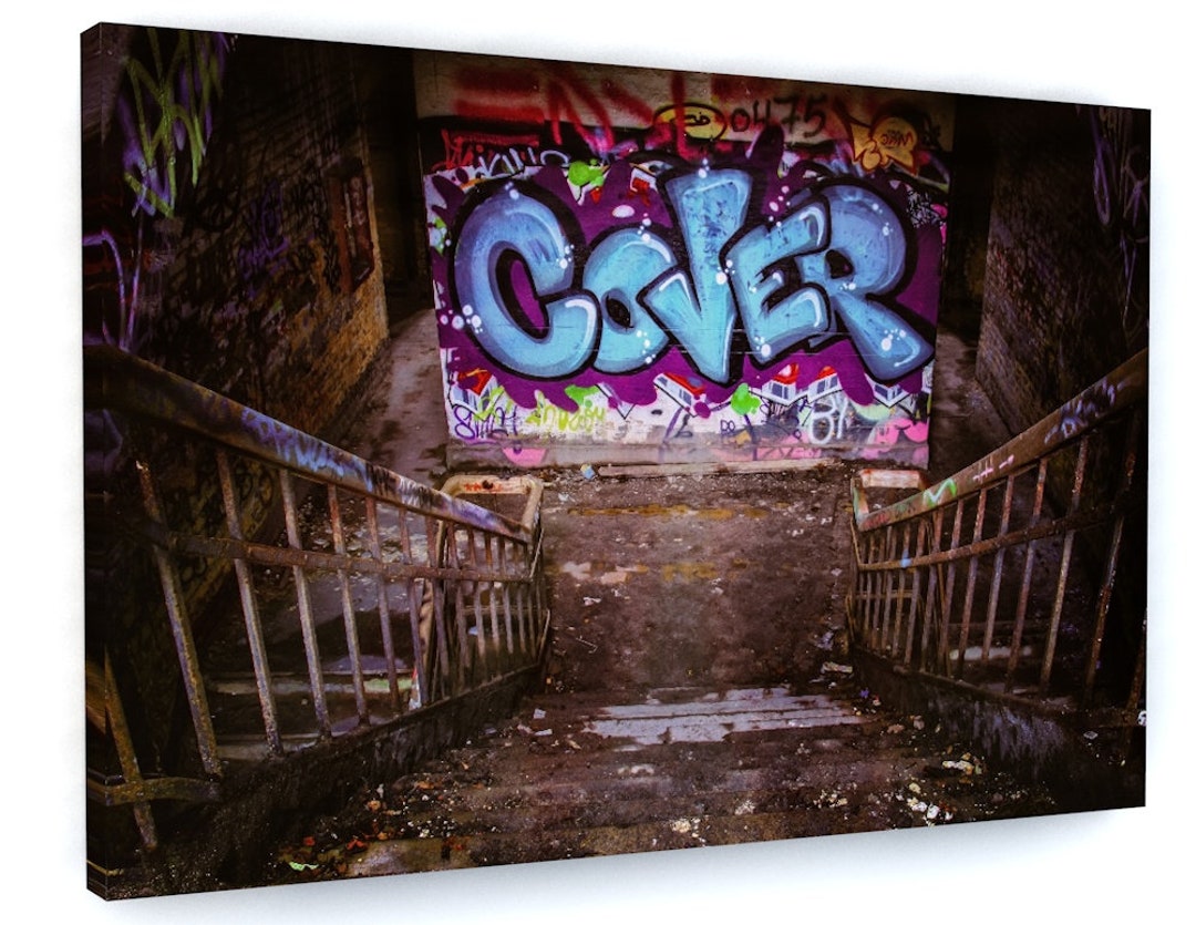 Graffiti Street Art Framed Canvas Picture Print Wall Art D248 - Etsy.de