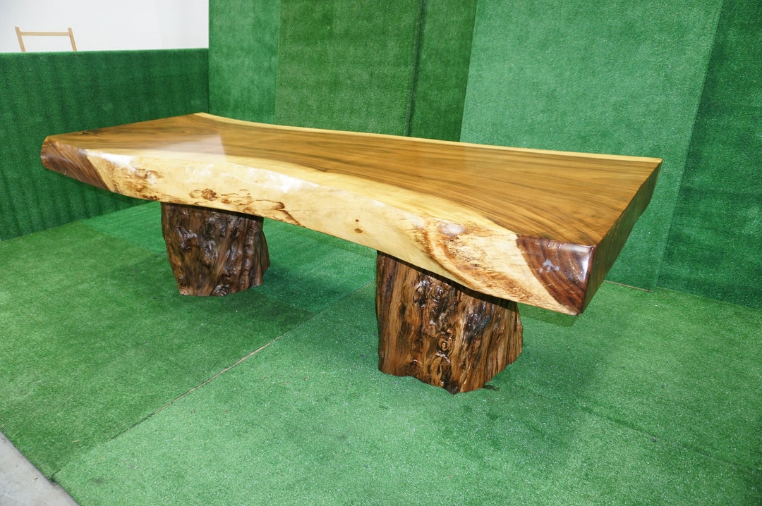 Amber Wood Live Edge Table - Etsy