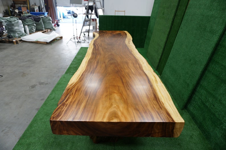 Amber Wood Live Edge Table - Etsy