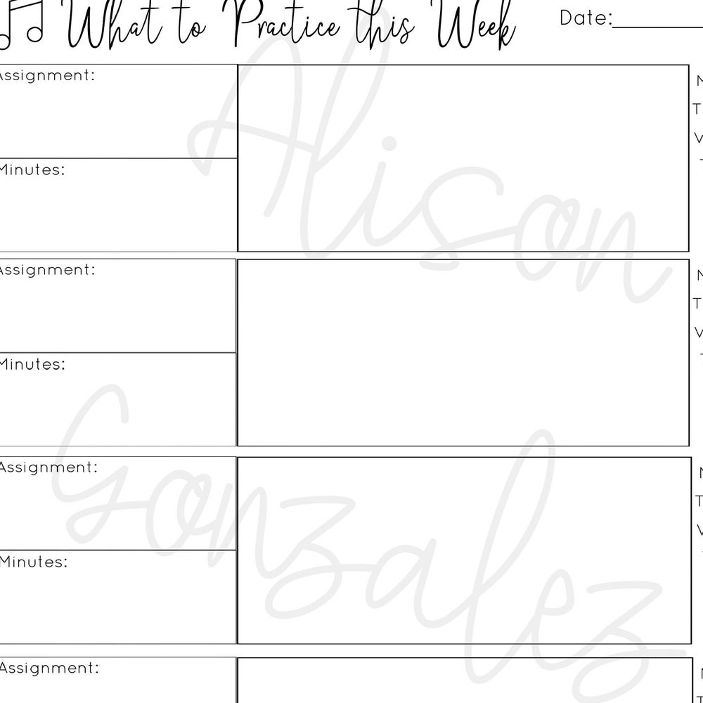 AlisonGPianoStudio - Etsy