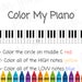 Primer PRESTAFF Color My Piano- Music Piano Lessons Tool. DIGITAL ...
