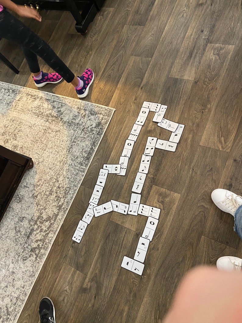 Rhythm Dominoes DIGITAL Download- Match Dominoes to Practice Musical ...