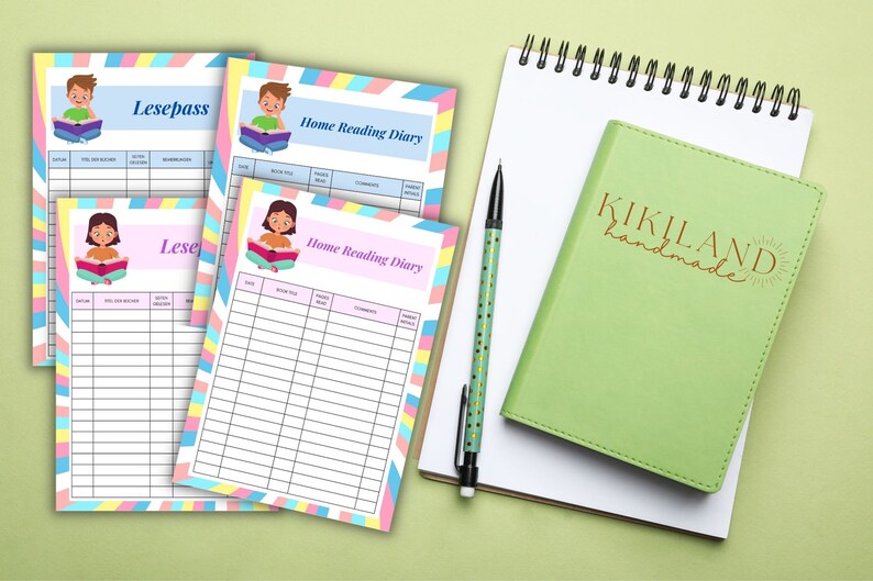 Reading Log for Tracking Reading Activities for Your Children | Home ...