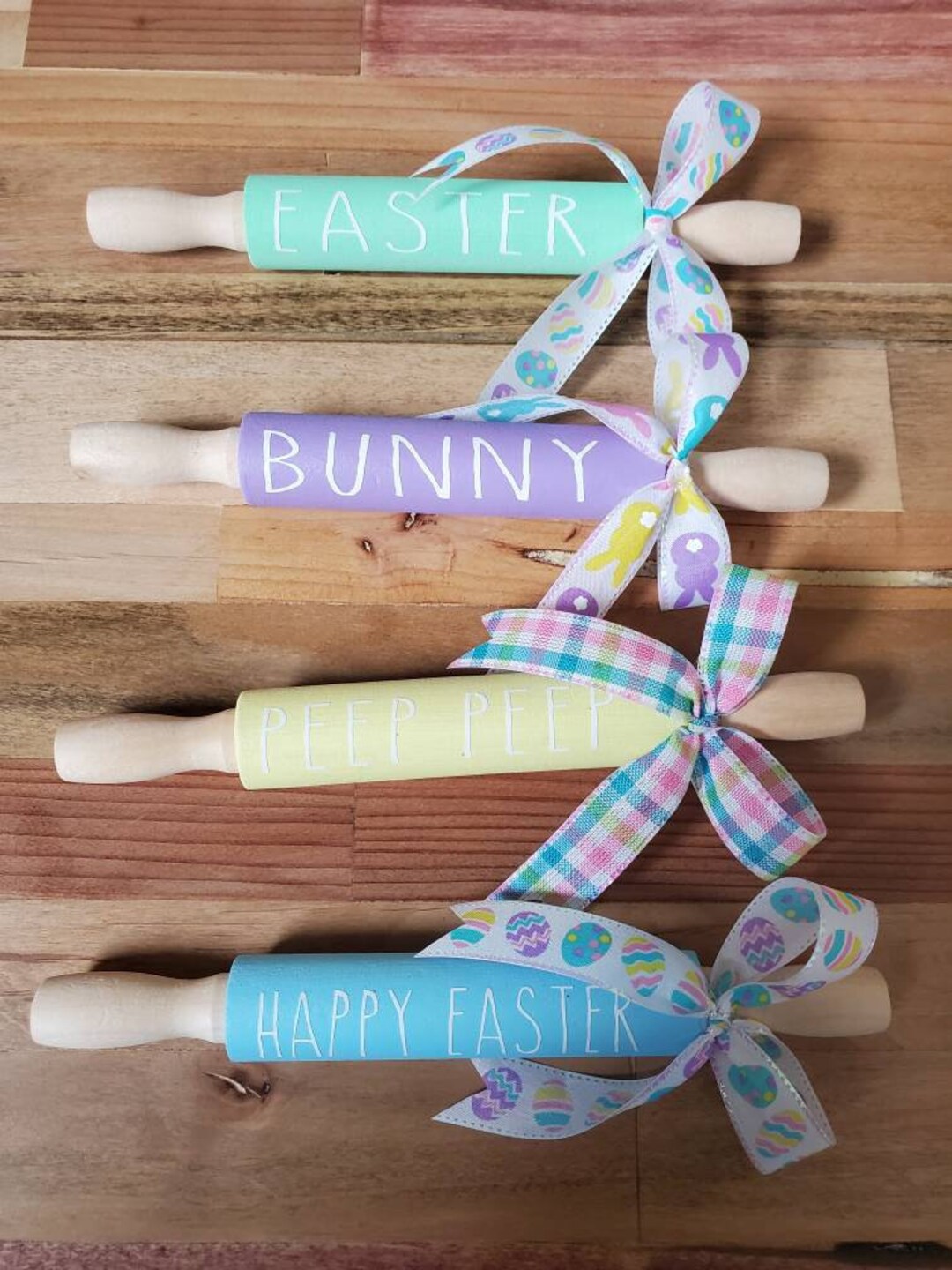 7" Mini Rolling Pins,rae Dunn Inspired Mini Rolling Pins, Easter Decor ...