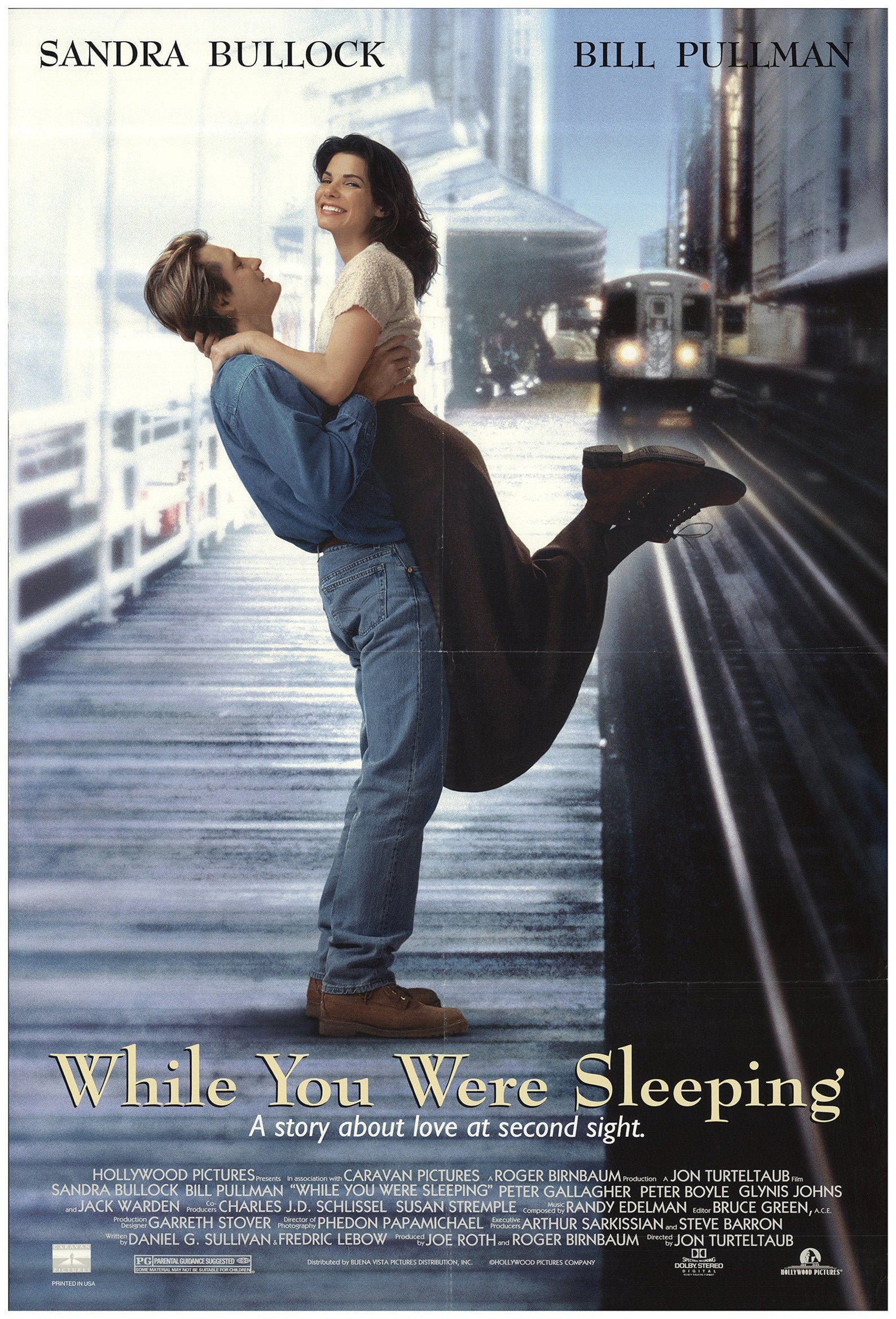 While You Were Sleeping 1995 Movie Poster STICKER Die-Cut | Etsy