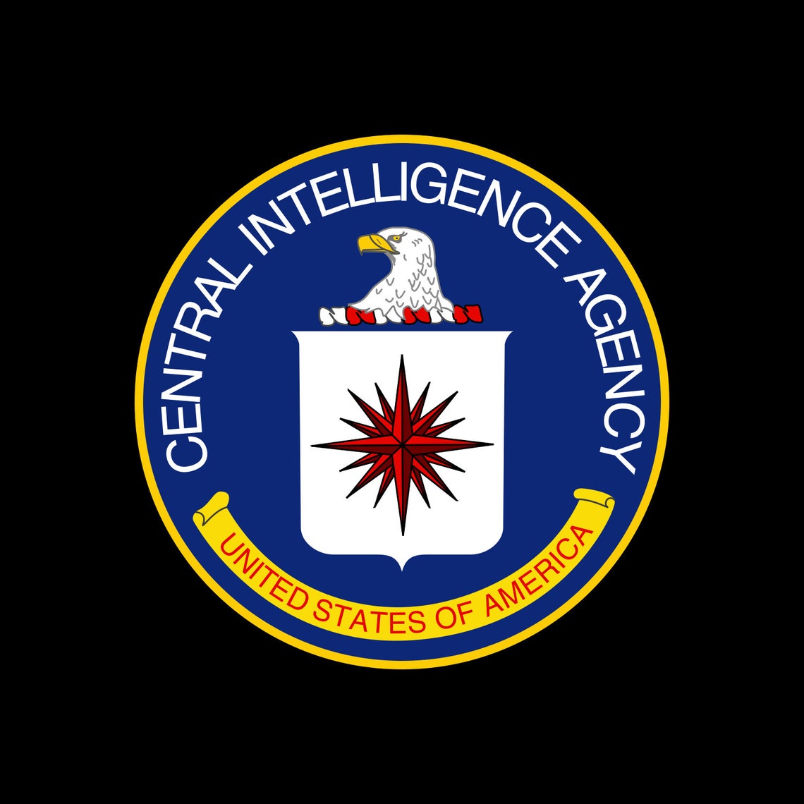 Central Intelligence Agency Sticker Vinyl Decal CIA Seal | Etsy