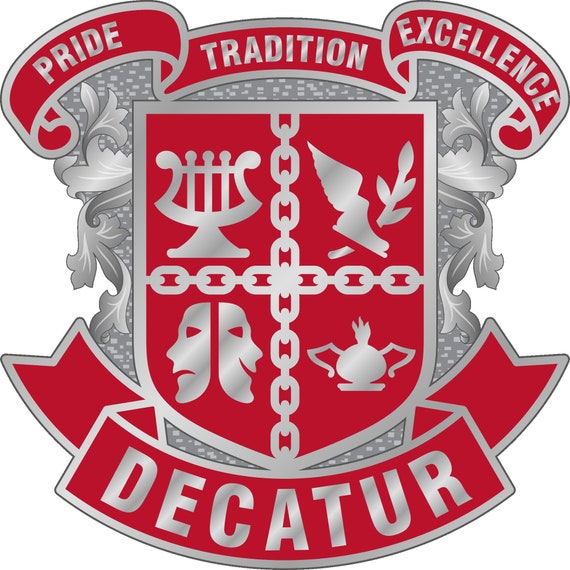 Decatur High School Decatur AL JROTC Emblem STICKER | Etsy