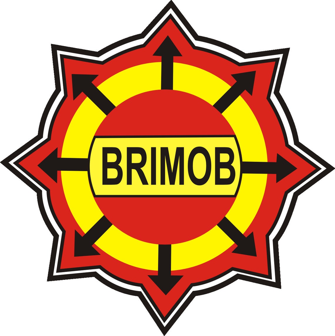 Brimob STICKER Die-Cut Vinyl Decal | Etsy