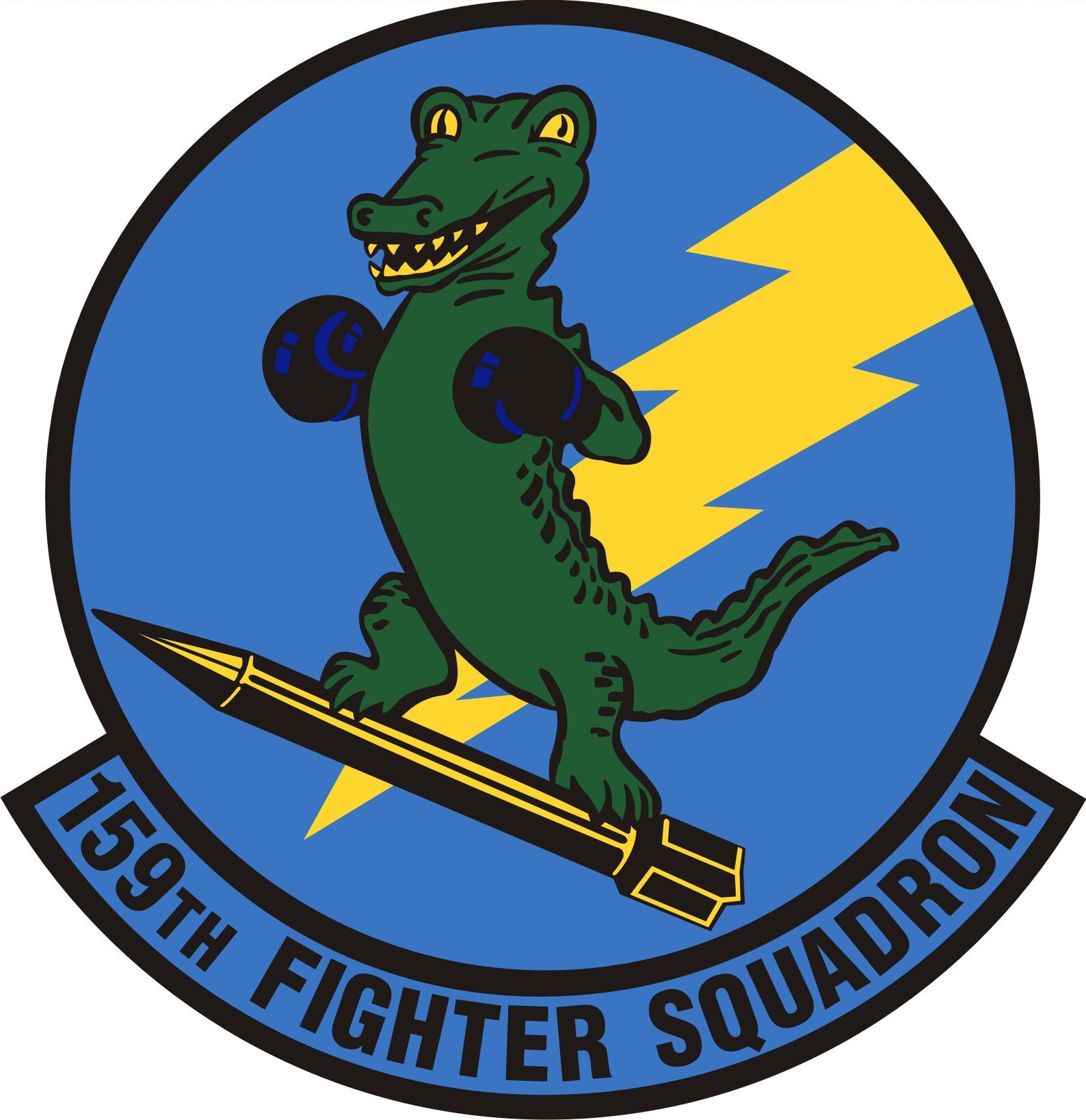 159th Fighter Squadron USAF Boxin' Gators | Etsy