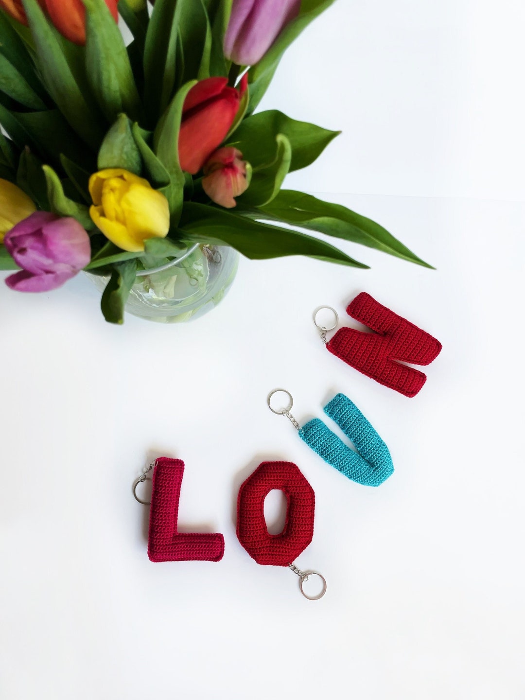 Alphabet Key Chain, Letter Name Charm, Car Accessories, Soft Alphabet ...