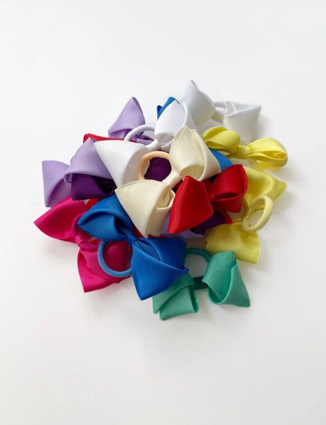 Bow Mini Hair Ties, Hair Bow Elastic, Mini Hair Bands, Tiny Hair Bands ...