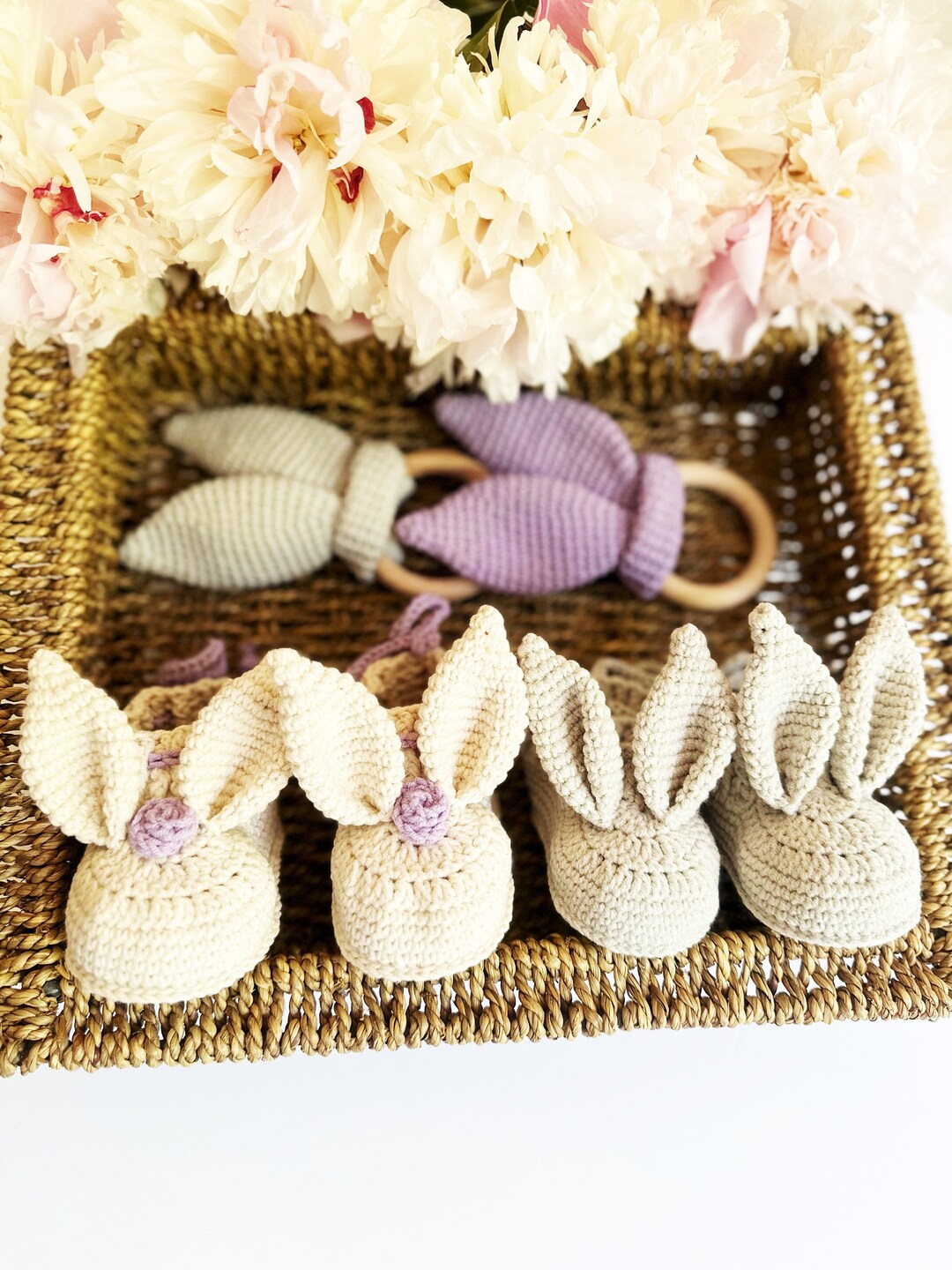 Baby Handmade Booties, Crochet Baby Shoes, Baby Gift, New Mom Baby ...