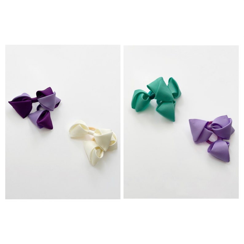 Bow Mini Hair Ties, Hair Bow Elastic, Mini Hair Bands, Tiny Hair Bands ...
