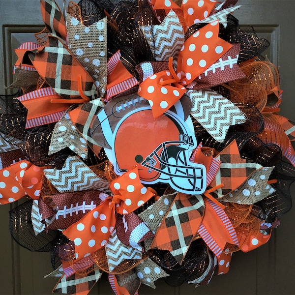 Football Wreath - Etsy