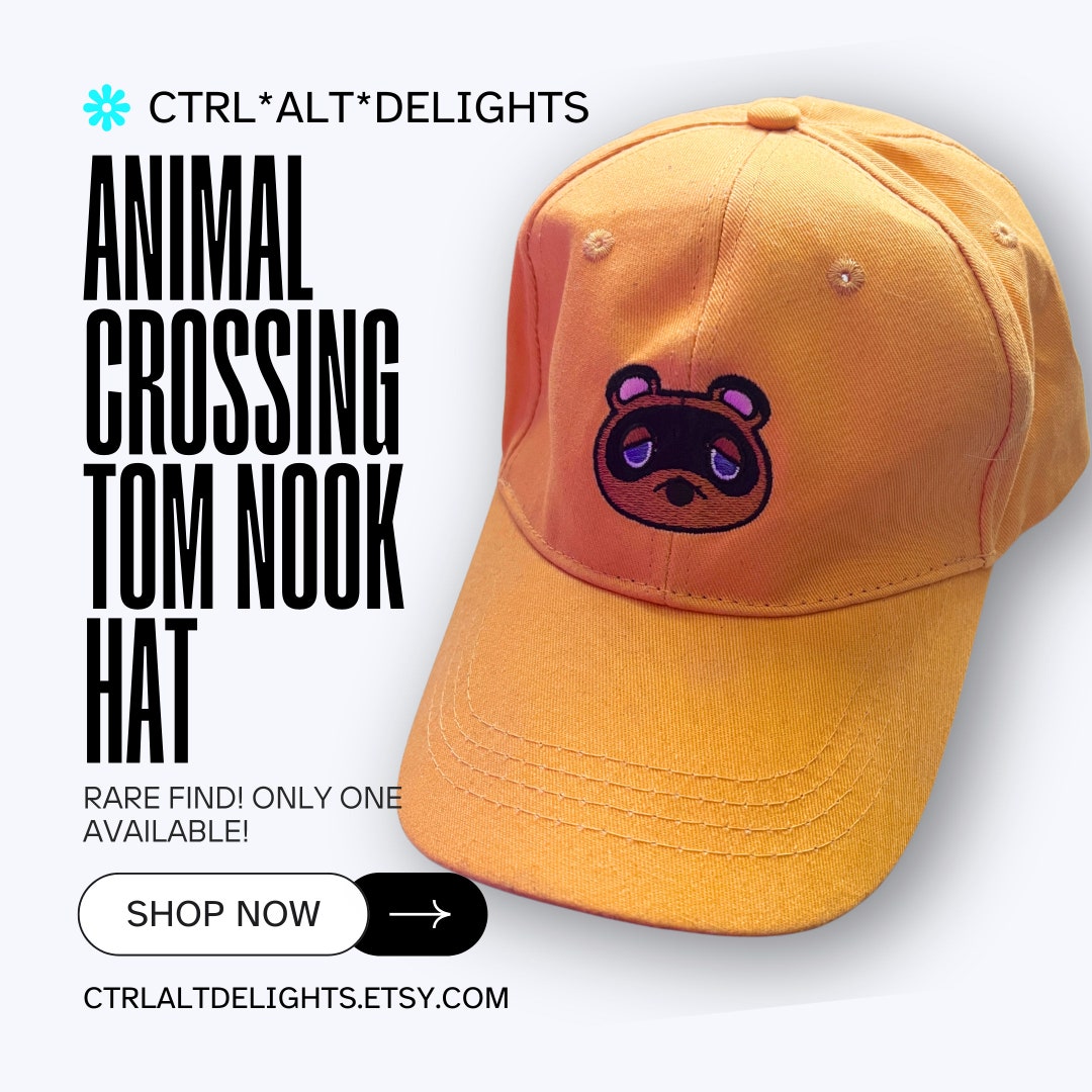 Animal Crossing Hat Tom Nook Hat Animal Crossing Collectors Item New ...
