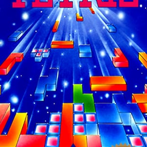 Tetris Retro Game Cartridge NES Games Gamer Gifts Nintendo Vintage ...