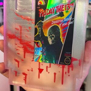 Friday the 13th Retro Horror Game Art | Jason Voorhees Collectible ...