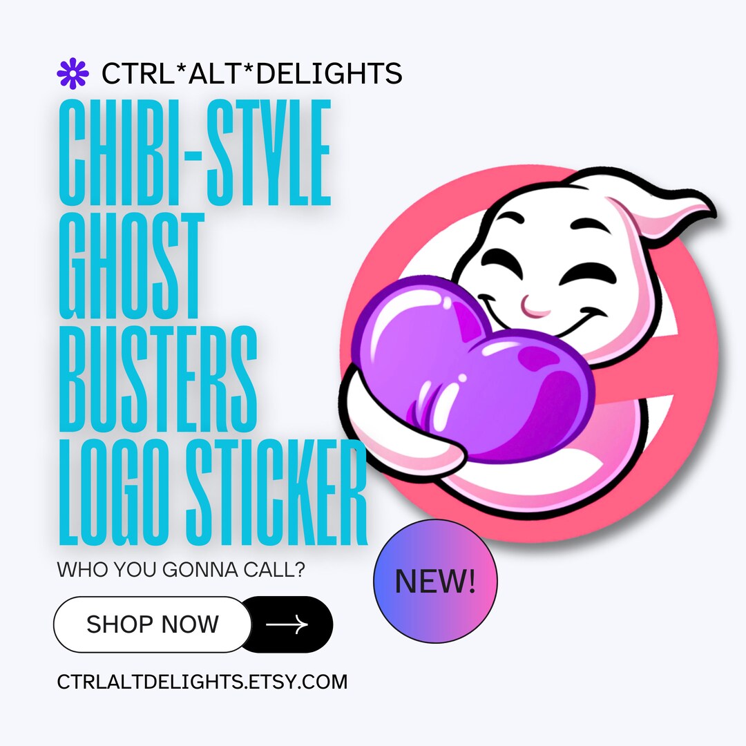 Ghostbusters Chibi Ghostbusters Chibi Sticker Vinyl Sticker ...