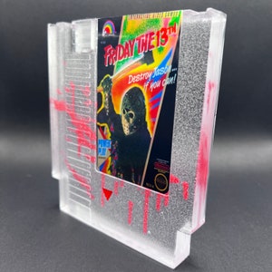 Friday the 13th Retro Horror Game Art | Jason Voorhees Collectible ...