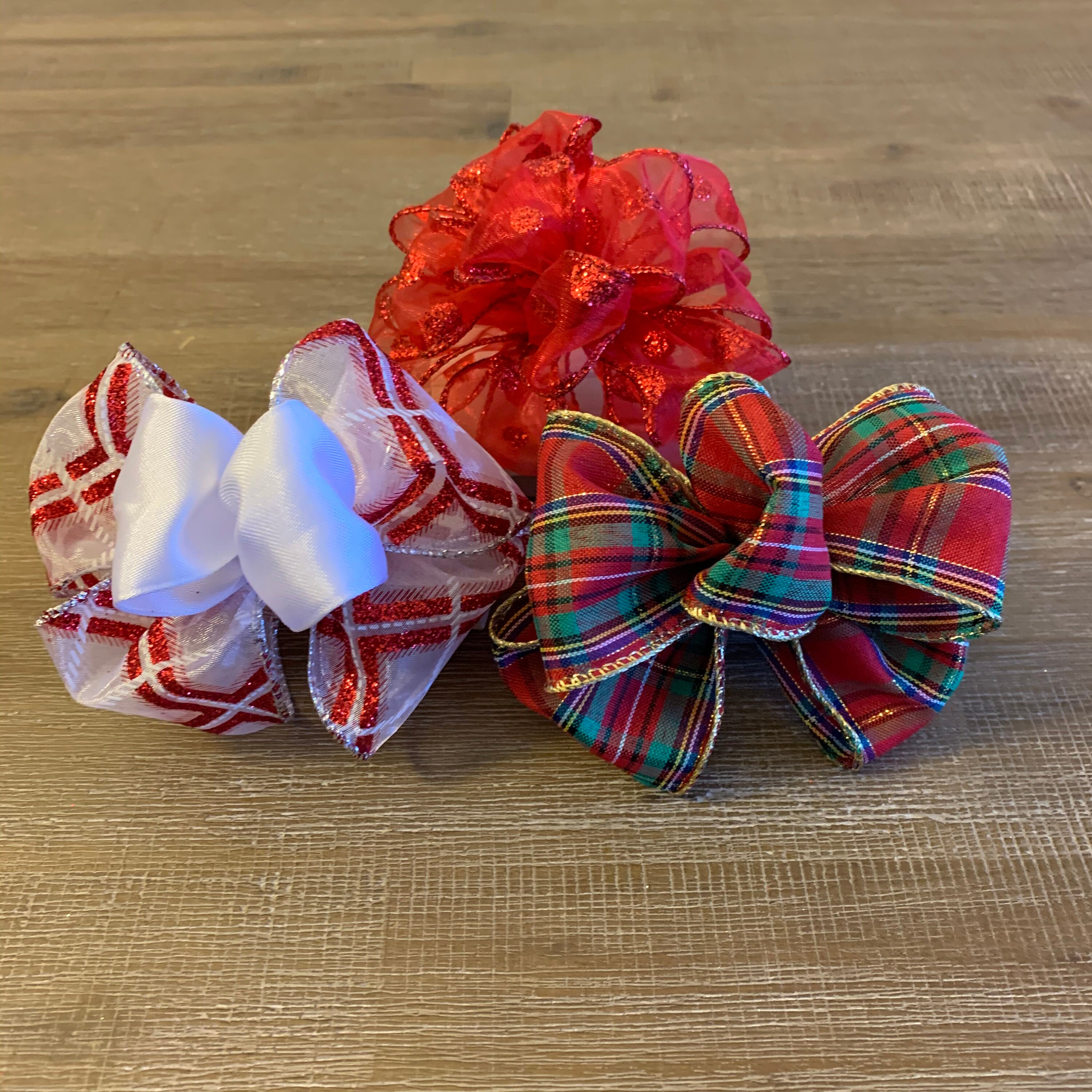 Multi Pack Small Bows Small Gift Bow Set of 3 Christmas Gift | Etsy