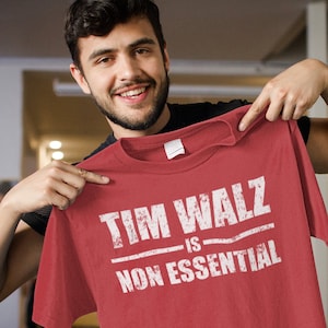 Walz is Non Essential T-shirt, Anti-walz Shirt, Minnesota, Recall Walz ...