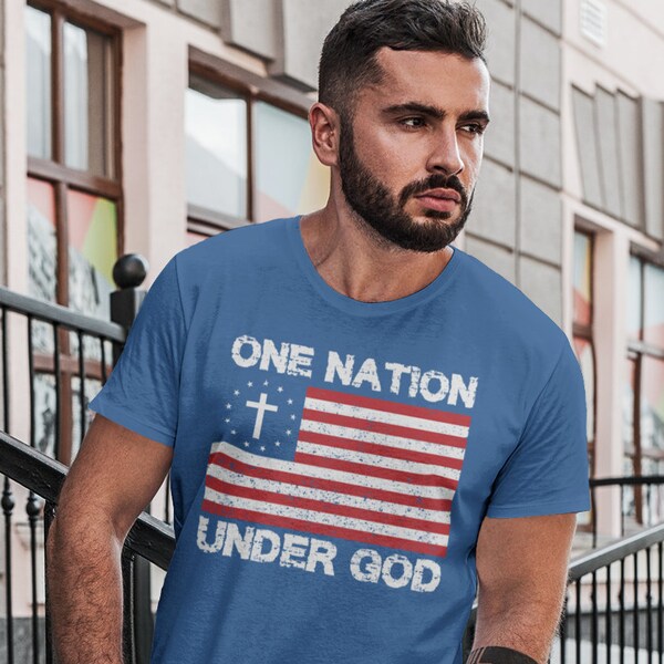 One Nation Under God Shirt Etsy