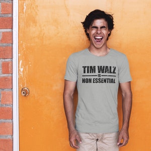 Walz is Non Essential T-shirt, Anti-walz Shirt, Minnesota, Recall Walz ...
