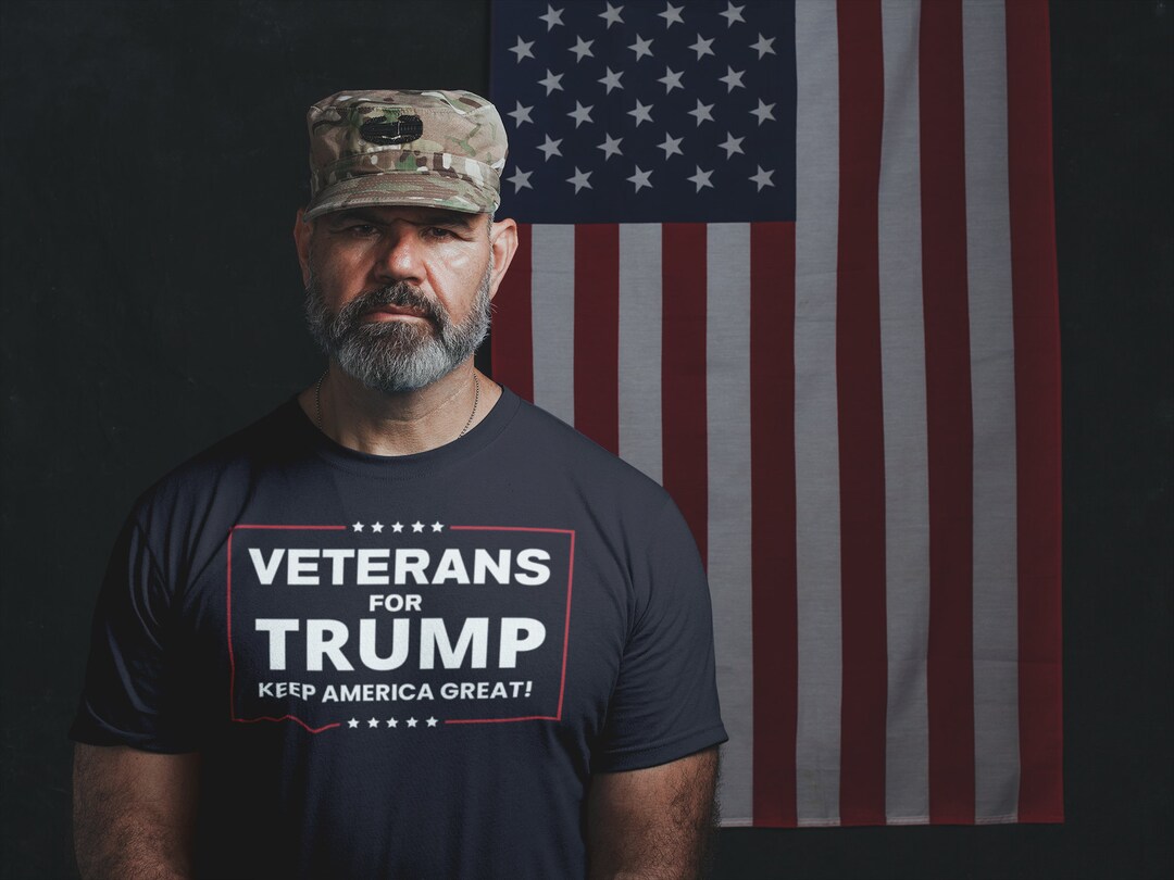 Veterans for Trump 2024 Keep America Great T-shirt - Etsy