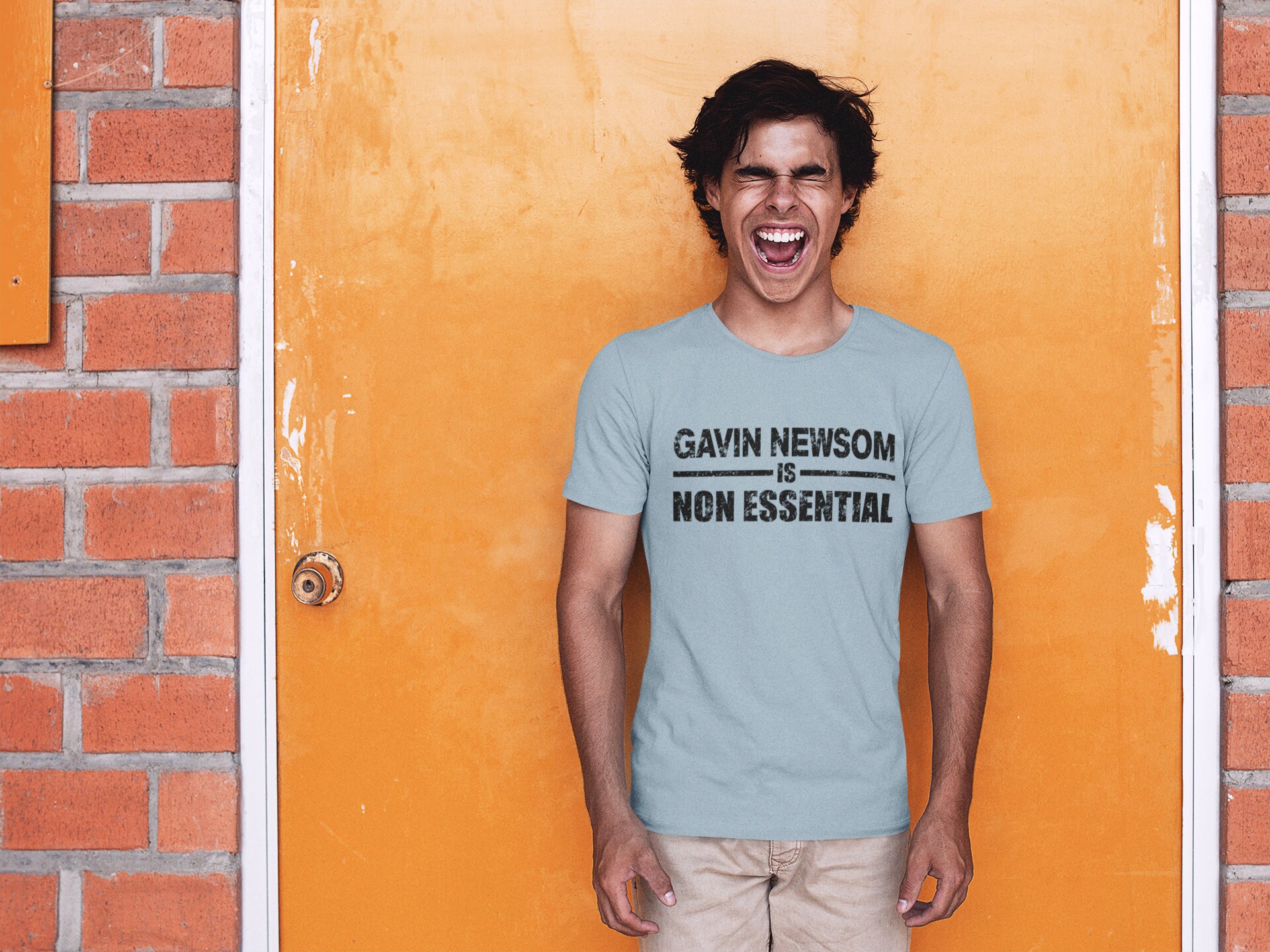 Newsom is Non Essential T-Shirt, Anti-Newsom Shirt, Kalifornien, Recall ...