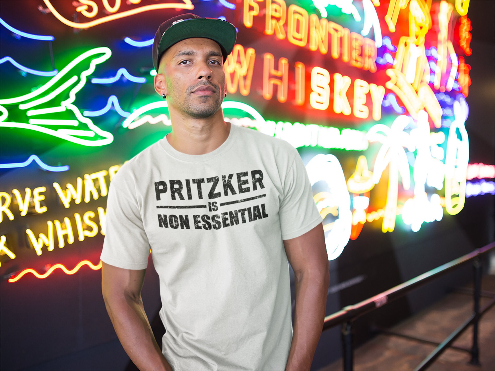 Pritzker is Non Essential T-shirt Anti-jb Pritzker Shirt - Etsy
