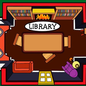 Clue Board Game Art Prints: Vintage Inspired Game Room Decor (PDF File ...