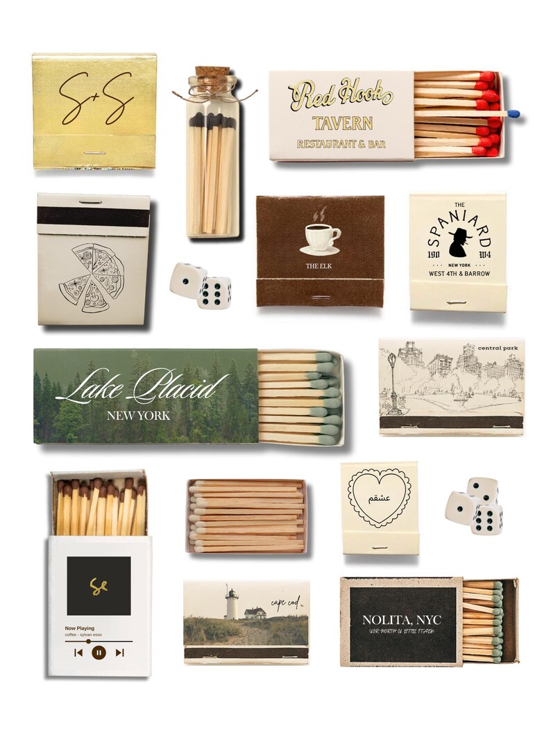 Custom Matchbook Print, Anniversary Gift, Personalized Digital ...