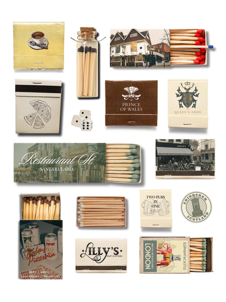 Custom Matchbook Print, Anniversary Gift, Personalized Digital ...