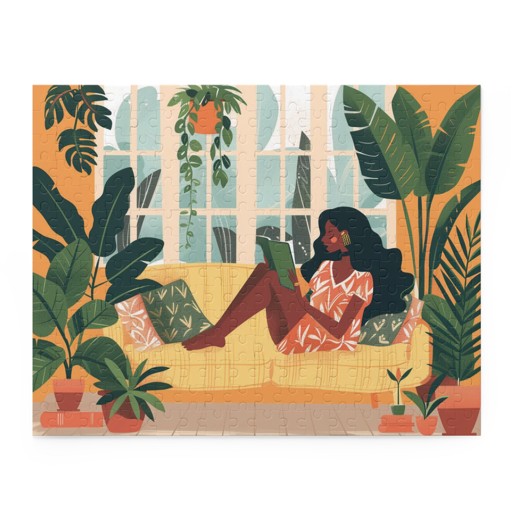 Black Girl Reading Puzzles, African American Puzzles, Black Girl Puzzle ...