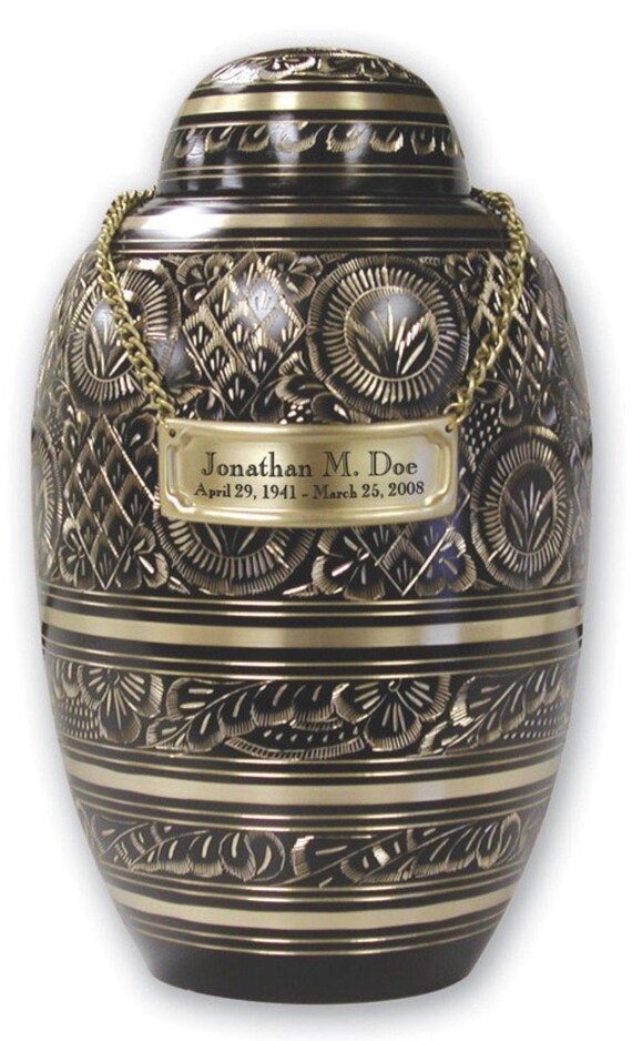 Urn Hanging Nameplate - Etsy