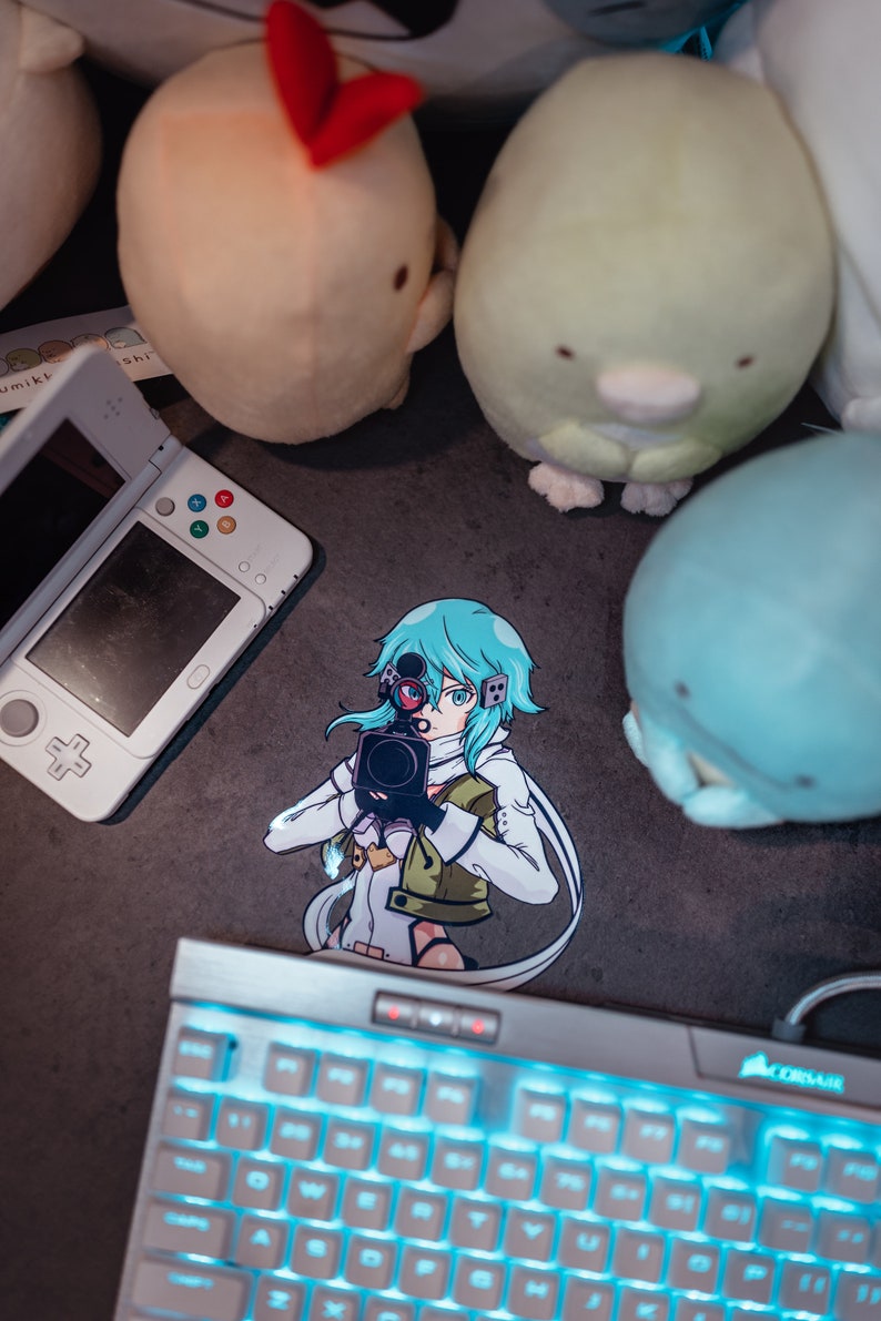 Anime Sniper Girl Sinon SAO Anime Sticker Anime Decal - Etsy
