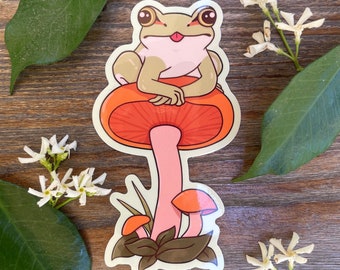 Tiny Frog Art Waterproof Sticker Set - Etsy